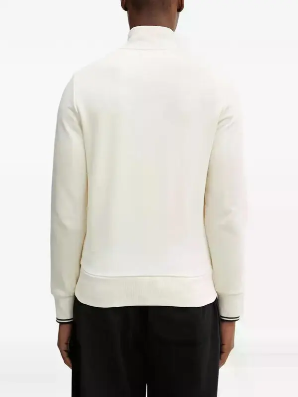 Fred Perry Half-zip Embroidered Logo Sweater