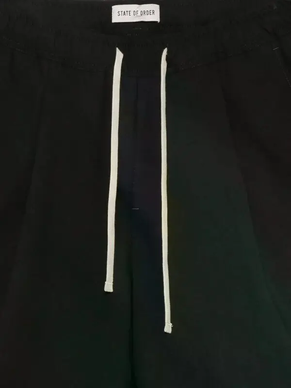 STATE OF ORDER Pleated Shorts With Drawstring Waistband