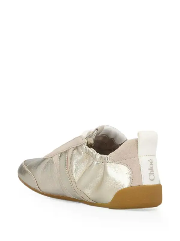 Chloé Kick Sneakers - Gold