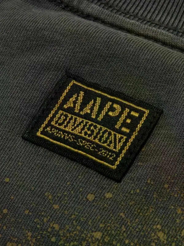 AAPE BY *A BATHING APE Graphic-print Cotton T-shirt - Grey