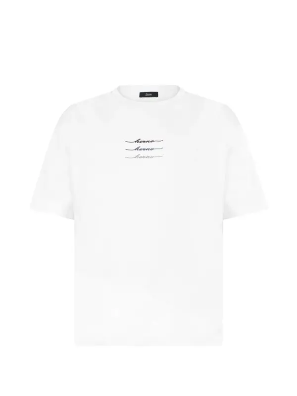Herno Logo-print Crew-neck T-shirt