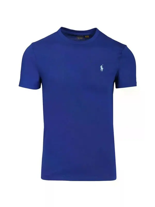 Polo Ralph Lauren Embroidered-logo T-shirt - Blue