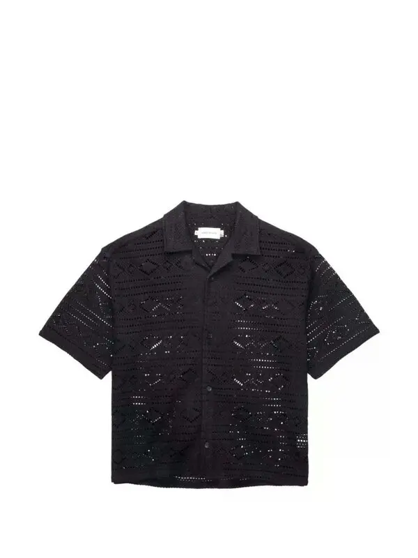 HONOR THE GIFT Pointelle Crochet Shirt