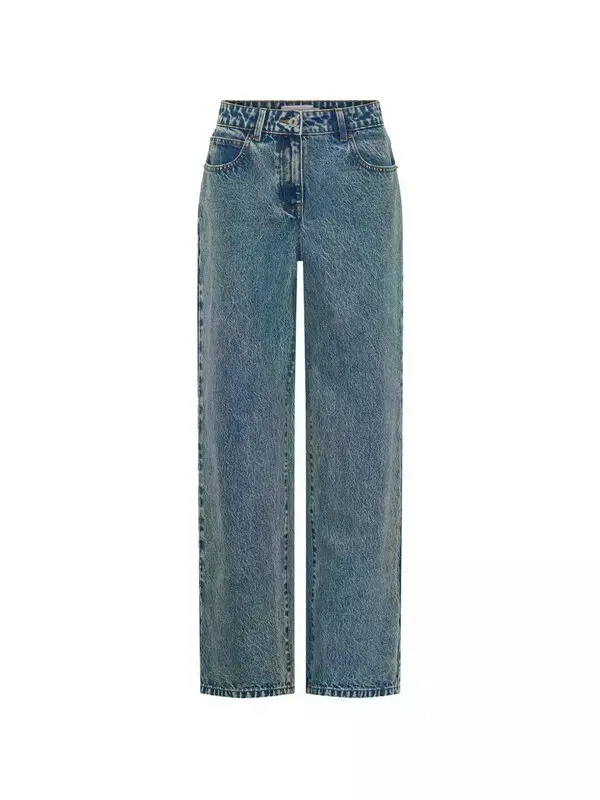 Anna Quan Carlo Wide-leg Jeans - Blue