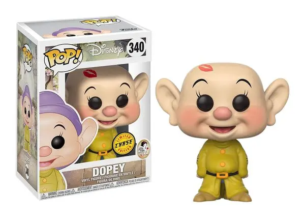 FUNKO Pop! Disney Snow White Dopey Lipstick Chase Figure #340 - Multicolor