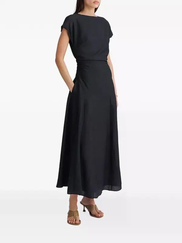 Anna Quan Skyla Gathered Midi Dress