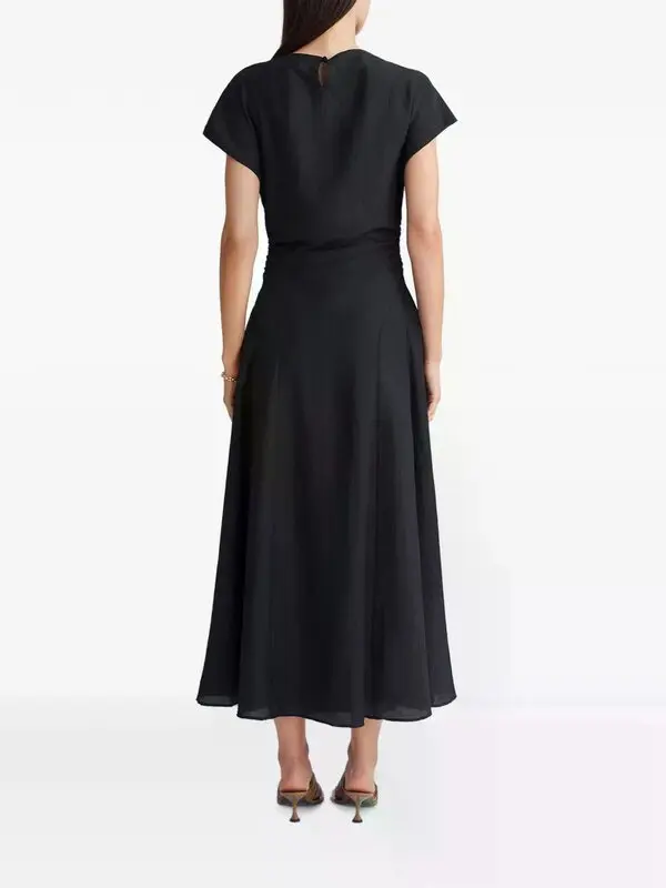 Anna Quan Skyla Gathered Midi Dress