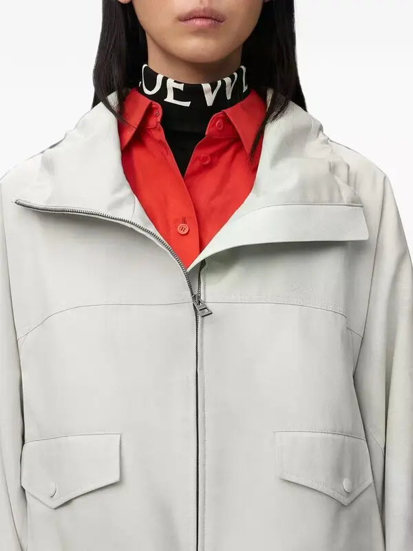 Loewe Layered Drawstring-hem Jacket