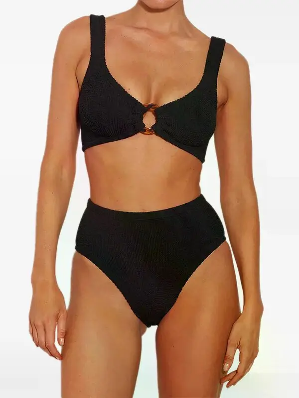 Hunza G Nadine Crinkle-effect Bikini