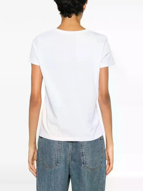 BLAUER. Logo Print Crew Neck T-shirt