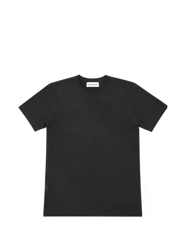 AMARANTO Crew-neck T-shirt - Black