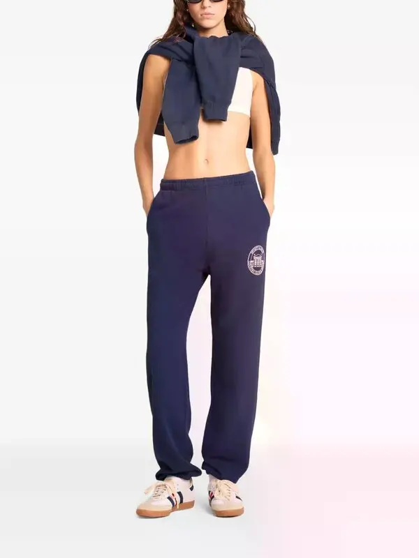 SPORTY & RICH Cotton Track Pants