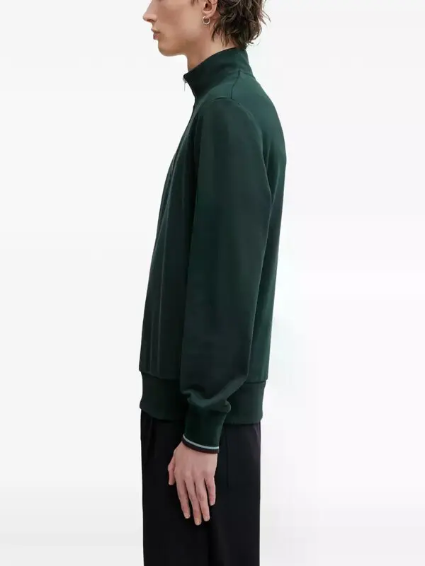 Fred Perry Quarter-zip Embroidered-logo Sweater