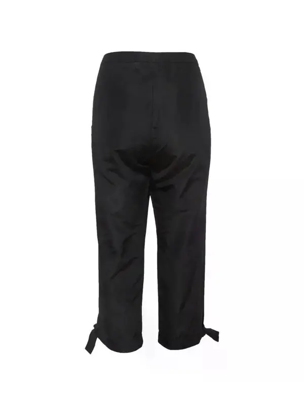 Dior Cropped Trousers With Bow Detail