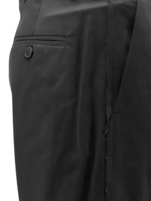 AMARANTO Tailored Trousers With Belt Loops And Pressed Crease