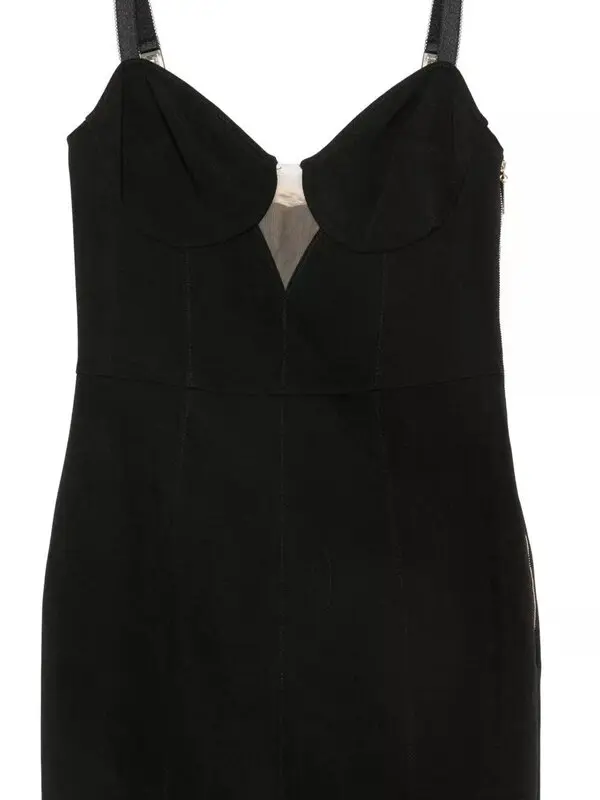Elisabetta Franchi Sweetheart Neck Mini Dress