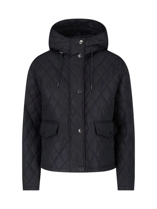 Burberry Quilted Hooded Jacket