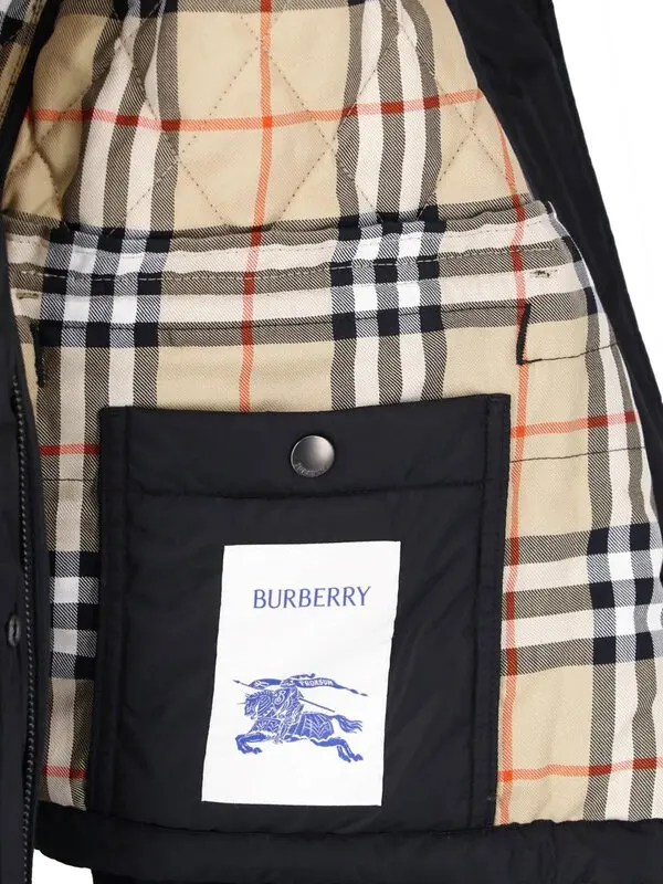 Burberry Quilted Hooded Jacket