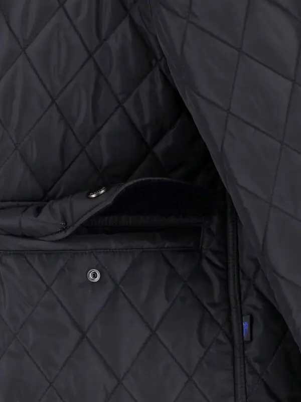 Burberry Quilted Hooded Jacket