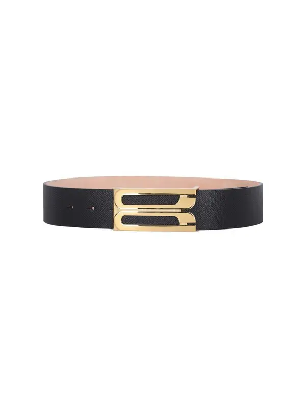 Victoria Beckham Dorian Frame Jumbo Belt - Black