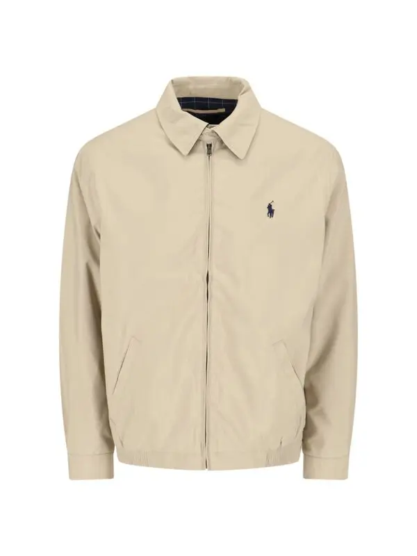 Polo Ralph Lauren Zip Logo Jacket - Beige