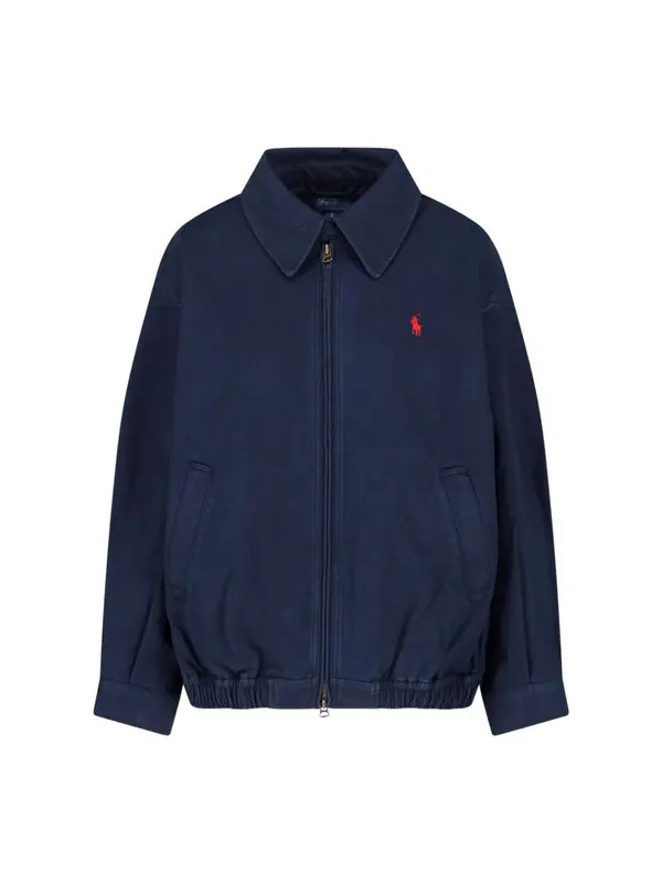 Polo Ralph Lauren Cotton Zip Logo Jacket