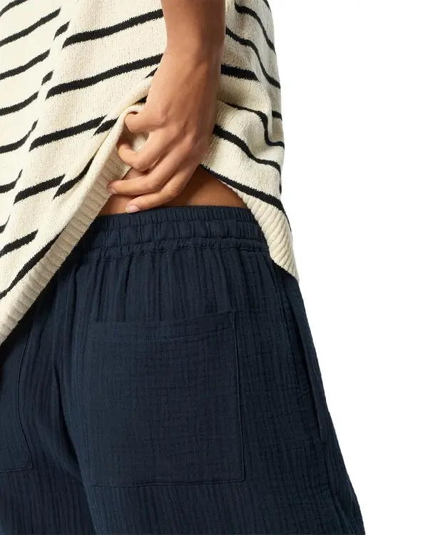 Whistles Wide Leg Cheesecloth Pants