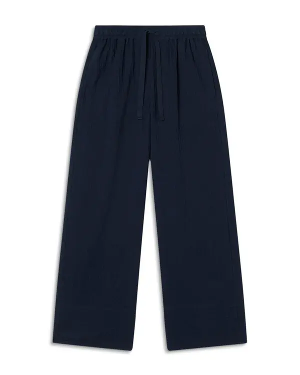 Whistles Wide Leg Cheesecloth Pants