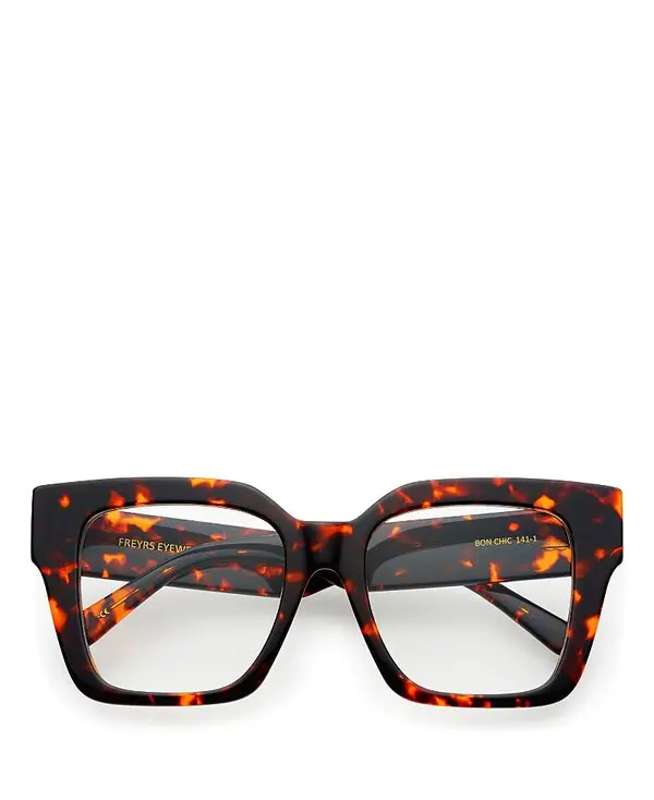 FREYRS EYEWEAR Oversized Blue Light Reading Glasses, 52 Mm - Tortoise