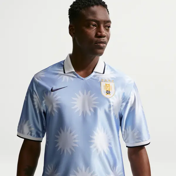 Nike Uruguay Energy Dri-fit Short-sleeve Soccer Top - Blue