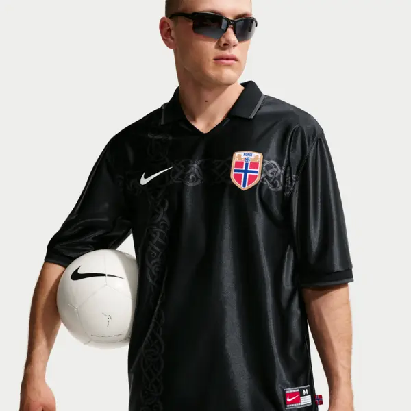 Nike Norway Energy Dri-fit Short-sleeve Soccer Top - Black