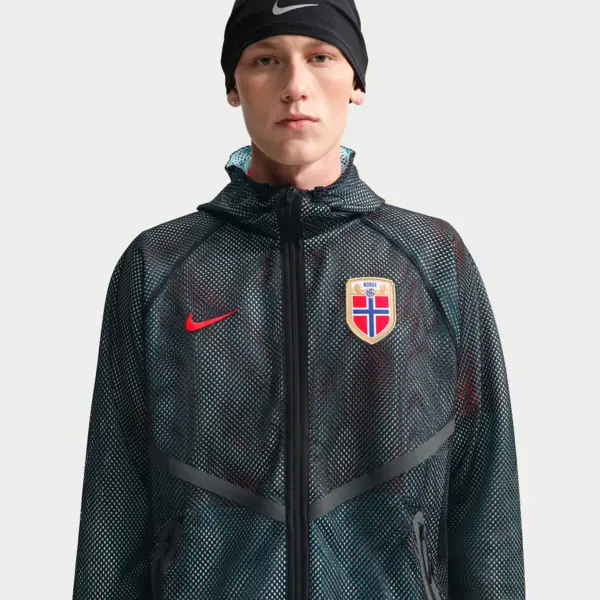 Nike Norway Dri-fit Soccer Anthem Jacket - Black