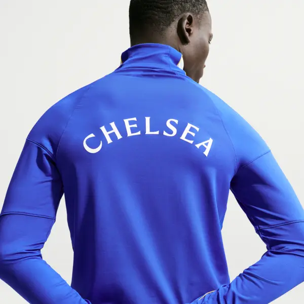 Nike Chelsea Fc Strike Dri-fit Soccer Knit Drill Top - Blue