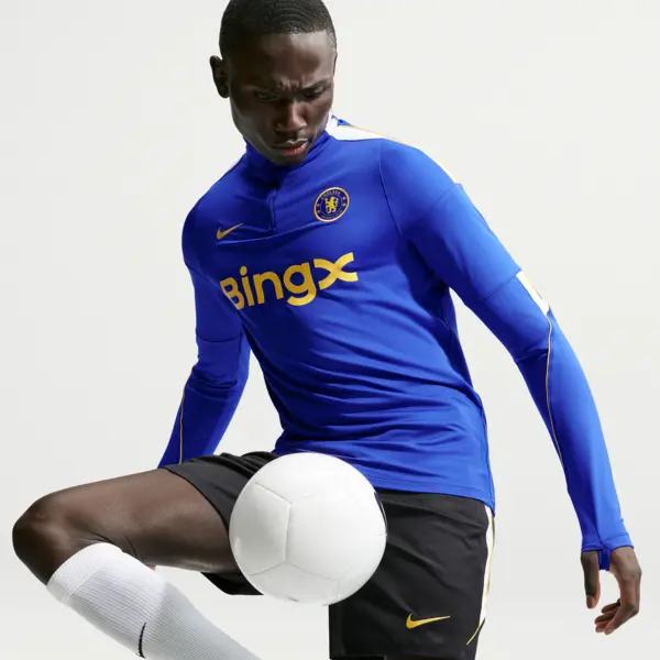 Nike Chelsea Fc Strike Dri-fit Soccer Knit Drill Top - Blue