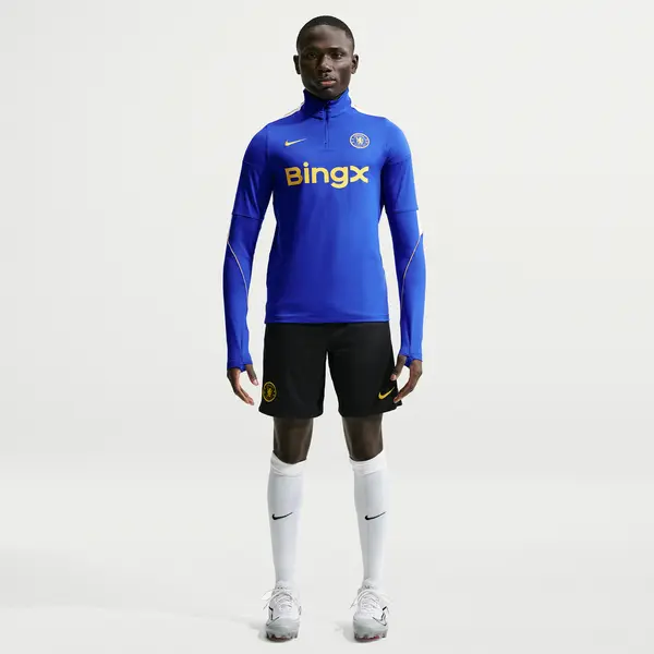 Nike Chelsea Fc Strike Dri-fit Soccer Knit Drill Top - Blue