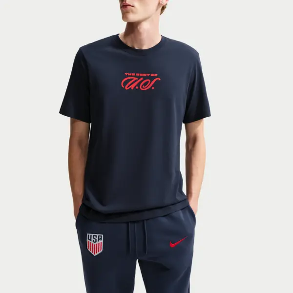 Nike Usmnt Soccer T-shirt - Blue