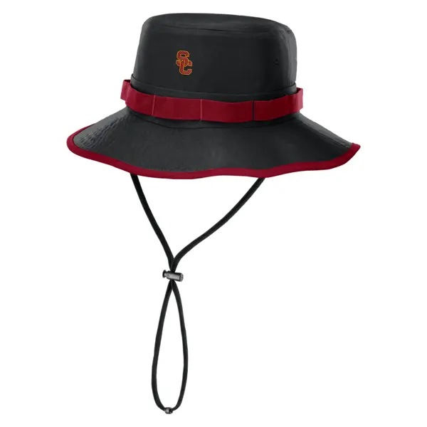 Nike Usc Sideline Apex Boonie Dri-fit College Bucket Hat - Black