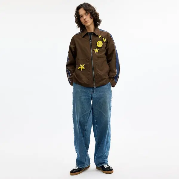 COACH X Brain Dead Recycled Polyamide Racer Jacket