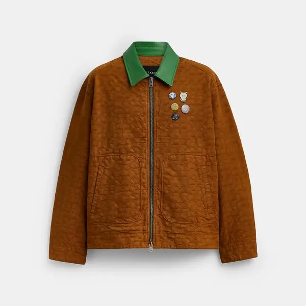 COACH X Brain Dead Zip Front Blouson Jacket
