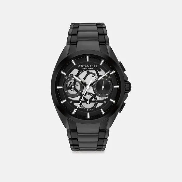 COACH Jackson Chronograph Watch - Black
