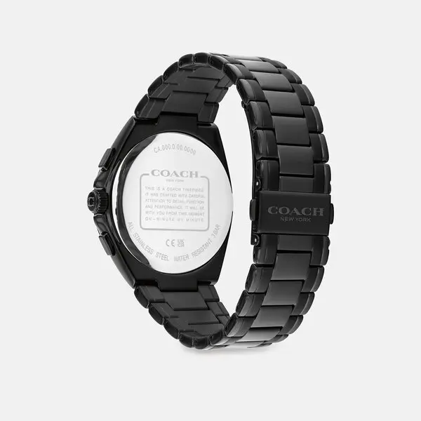 COACH Jackson Chronograph Watch - Black