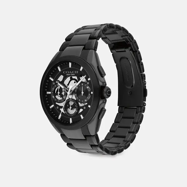 COACH Jackson Chronograph Watch - Black