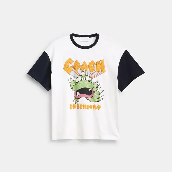 COACH X Brain Dead Zilly Dino T-shirt - White