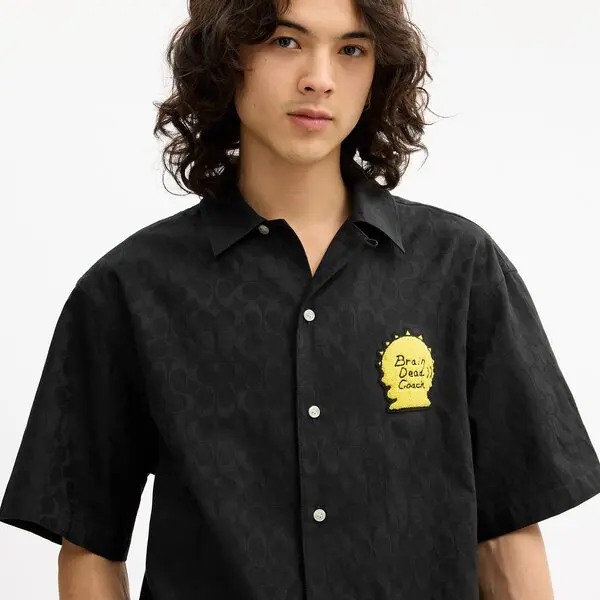 COACH X Brain Dead Signature Camp Shirt