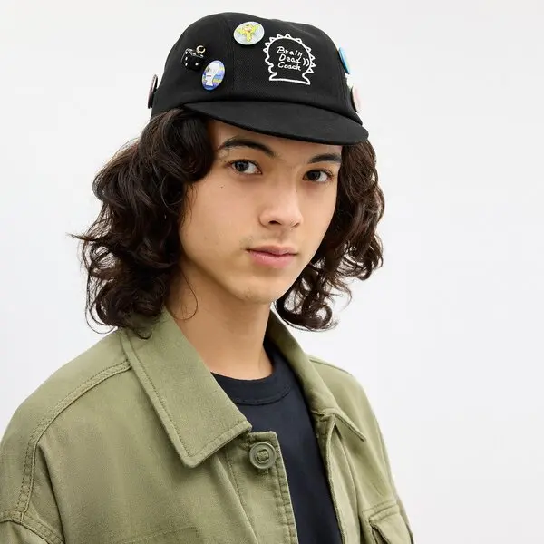 COACH Brain Dead Biker Pin Hat