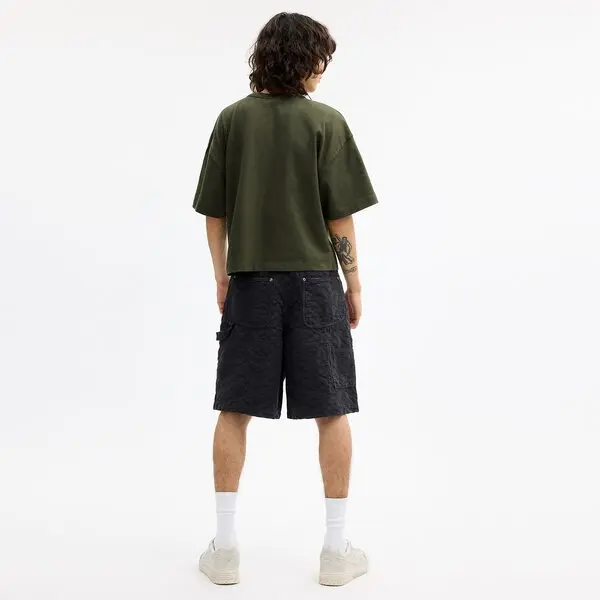 COACH X Brain Dead Embroidered Gorilla Mascot Cropped T-shirt