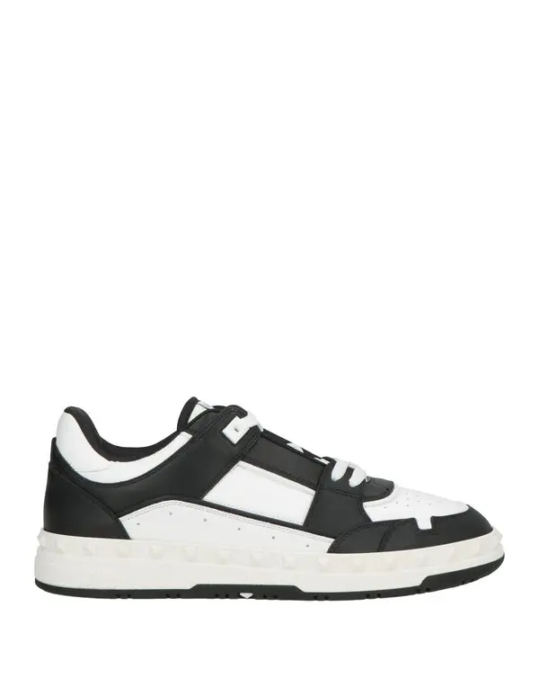 Valentino Garavani Leather Sneakers - Black