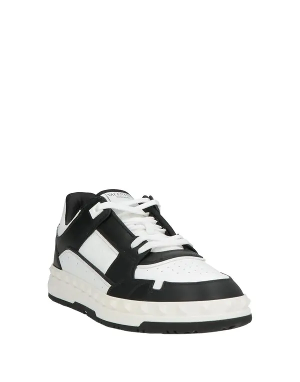 Valentino Garavani Leather Sneakers - Black