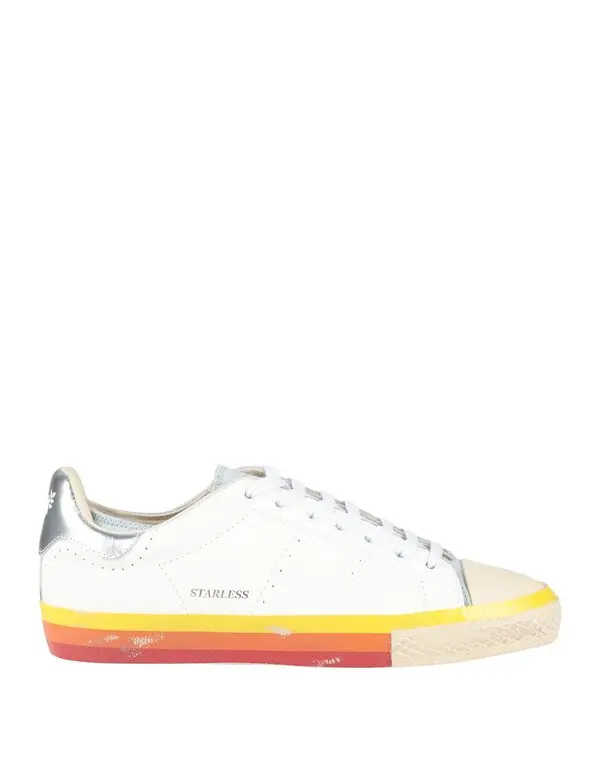 HIDNANDER Leather And Textile Fiber Low-top Sneakers