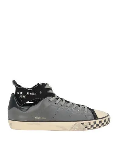 HIDNANDER Sneakers Size Leather, Textile Fibers - Grey
